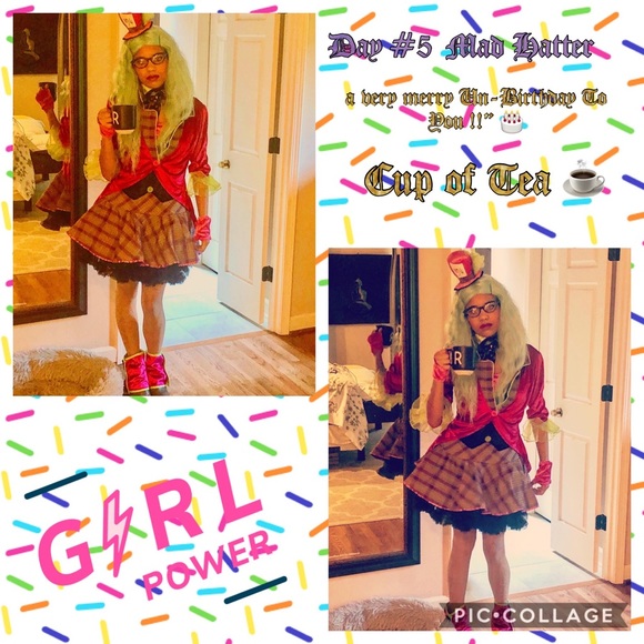 Party City | Holiday | Sassy Mad Hatter Girls Junior Size Large | Poshmark